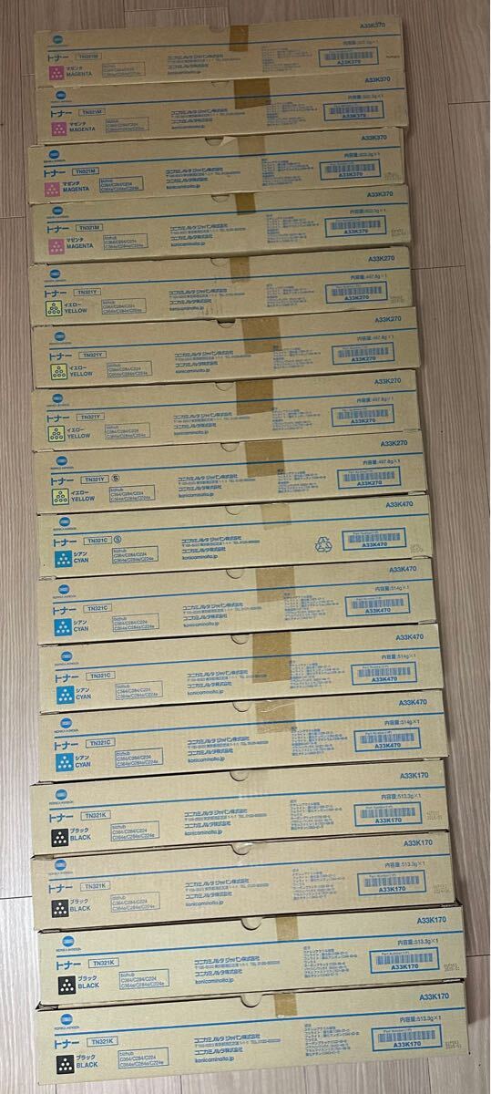 Yahoo!オークション - コニカミノルタ TN321 16本 4セット