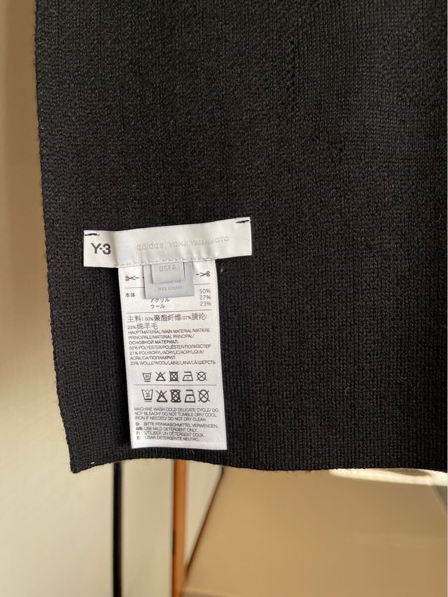 Yahoo!オークション - Y-3 マフラーヨージヤマモト Y3ロゴMADE IN BELG...