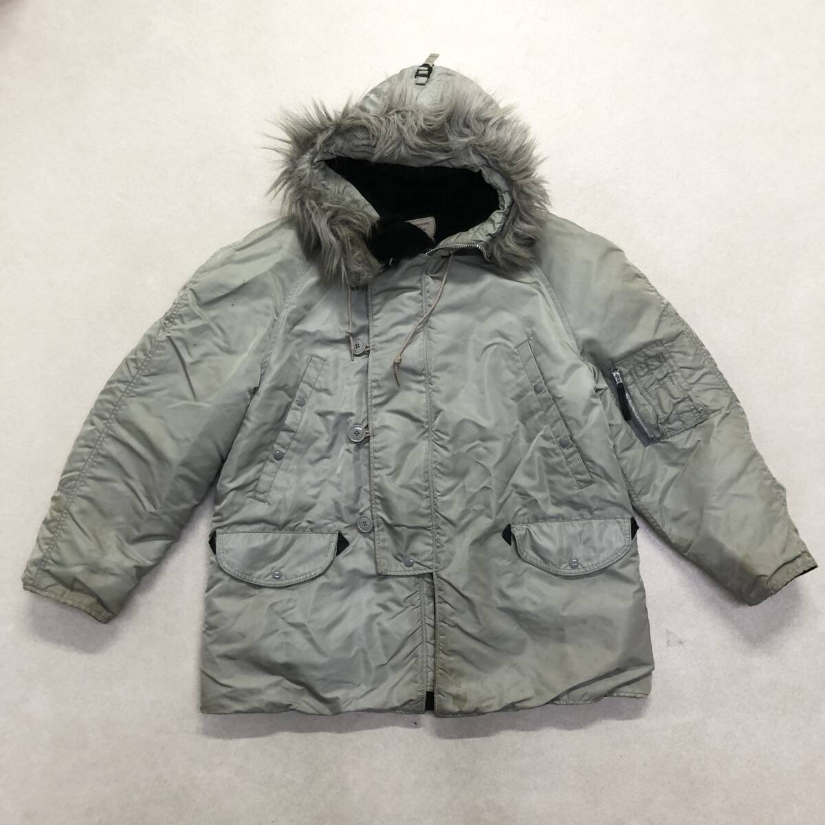 Yahoo!オークション - 80s ALPHA アルファ ミリタリージャケット N-3B...