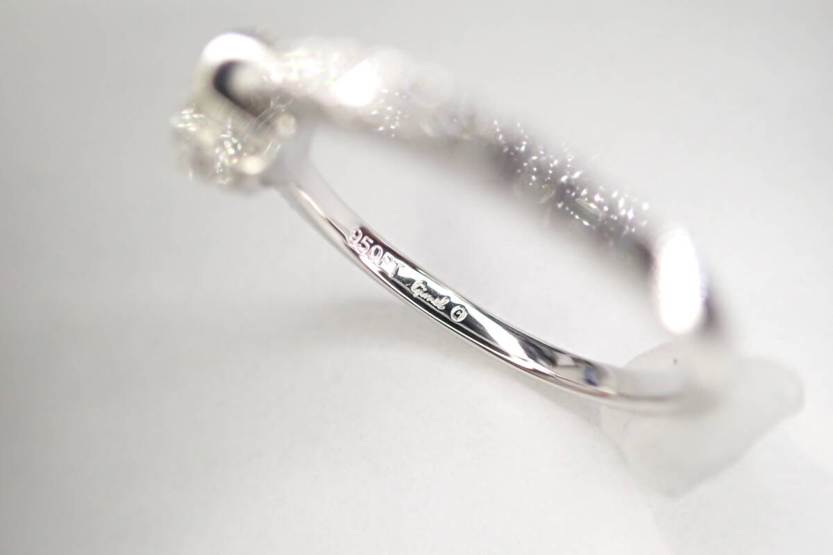 Yahoo!オークション - 14/美品 ギメル Pt950 ローズカットダイヤ0.604c...