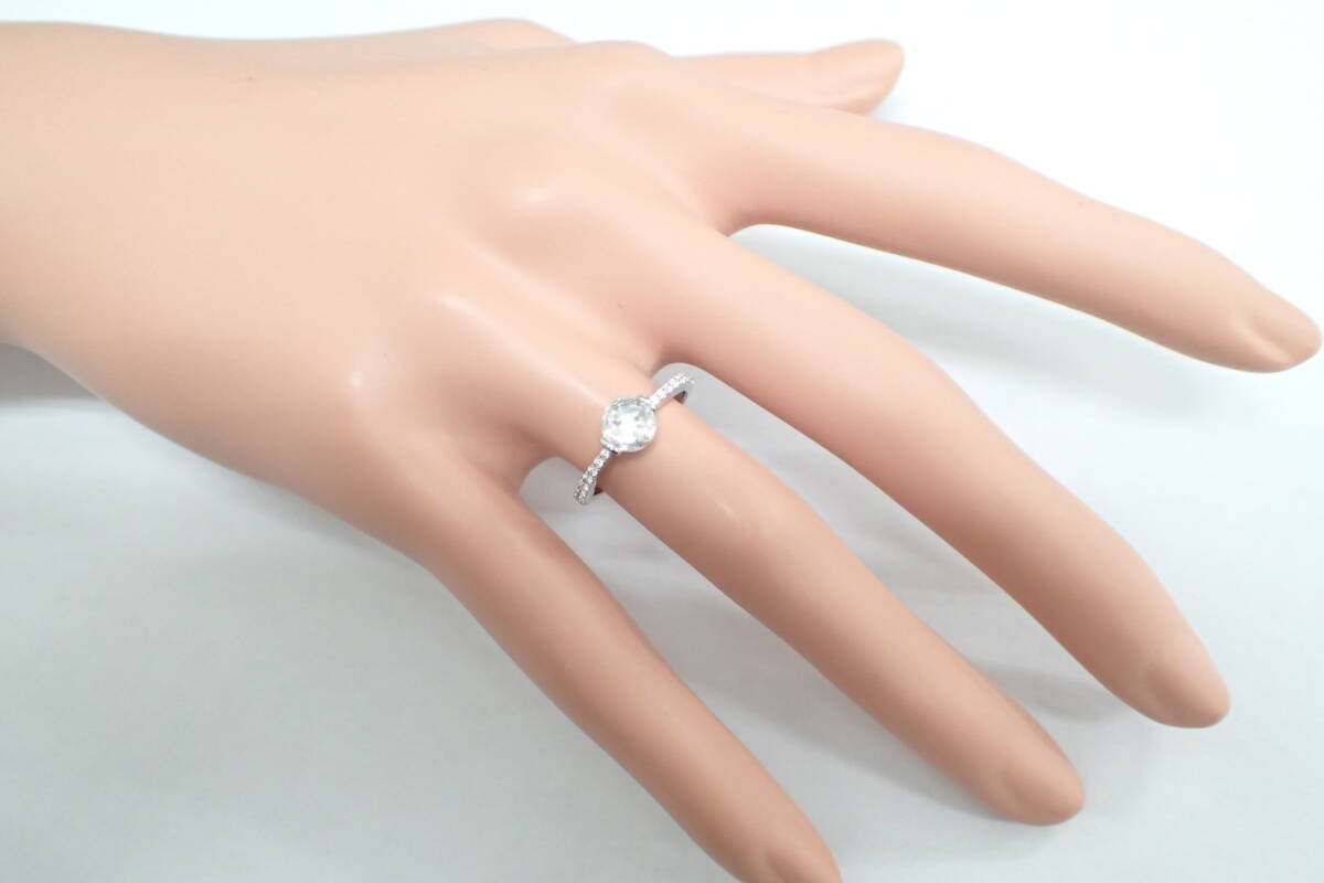 Yahoo!オークション - 14/美品 ギメル Pt950 ローズカットダイヤ0.604c...