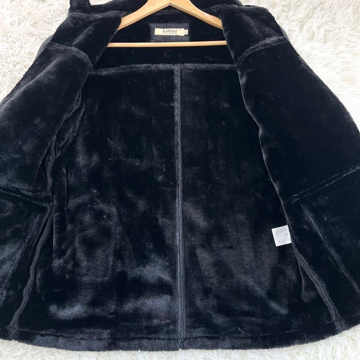 Yahoo!オークション - 漆黒を纏う 美品/希少LL カンサイジーンズ KANSA...