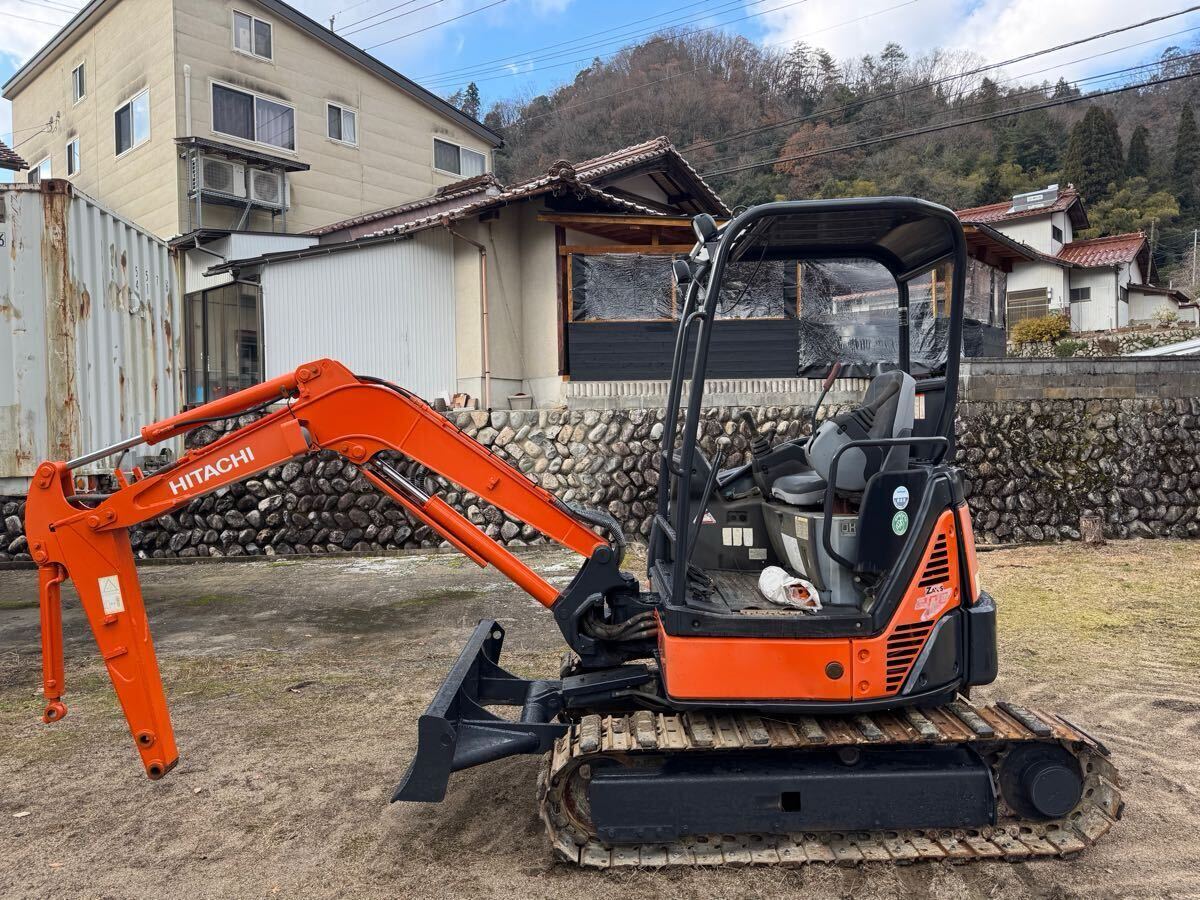 Yahoo!オークション - 広島発 2007年式 日立ZX30U-2 1700hr ミニユンボ...