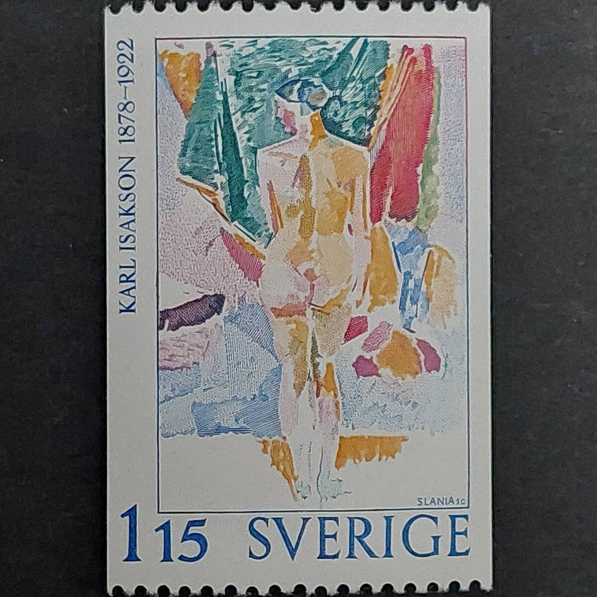 Yahoo!オークション - K323 スウェーデン切手「スウェーデンの画家 カ...