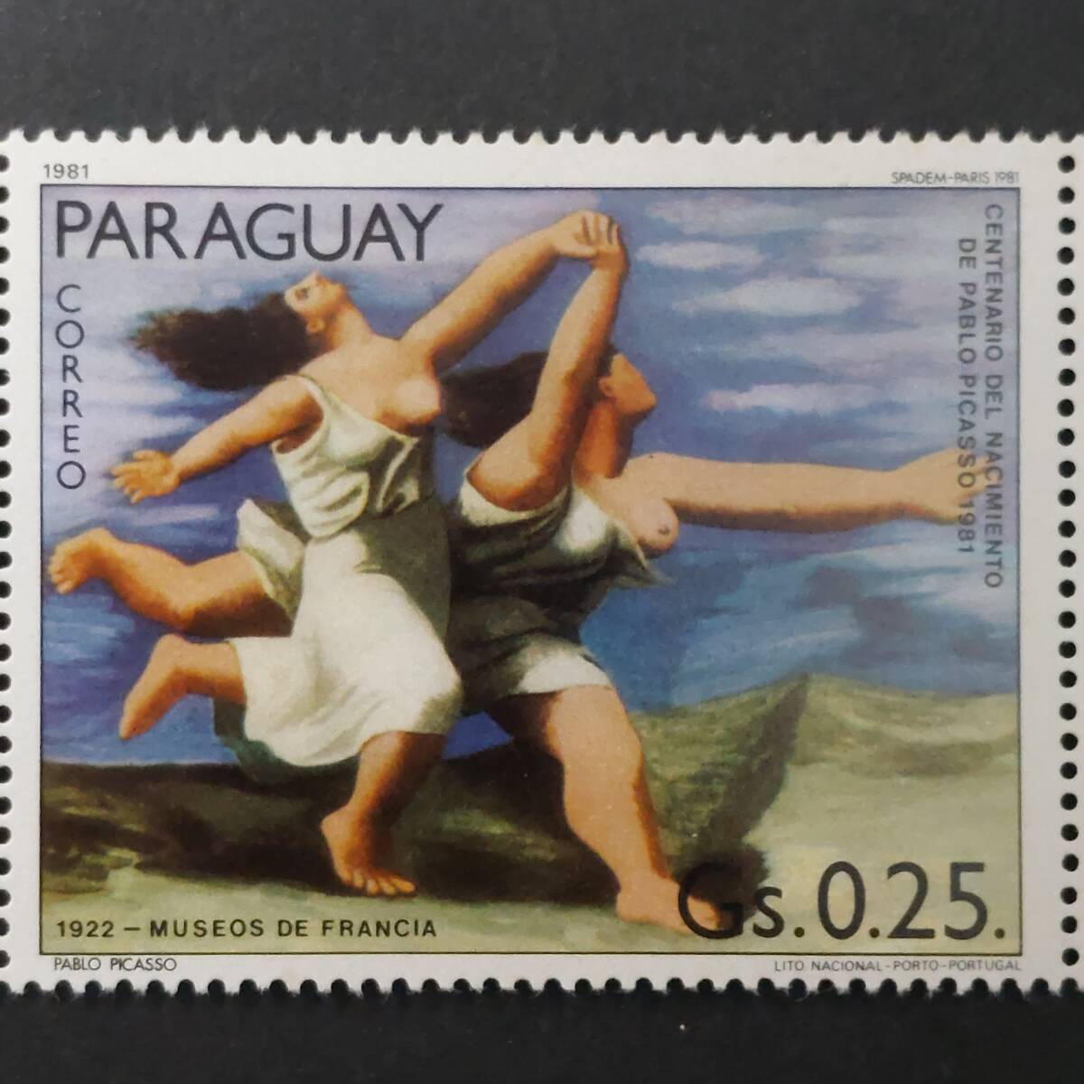 Yahoo!オークション - K393 パラグアイ切手「パブロ・ピカソ生誕100周...