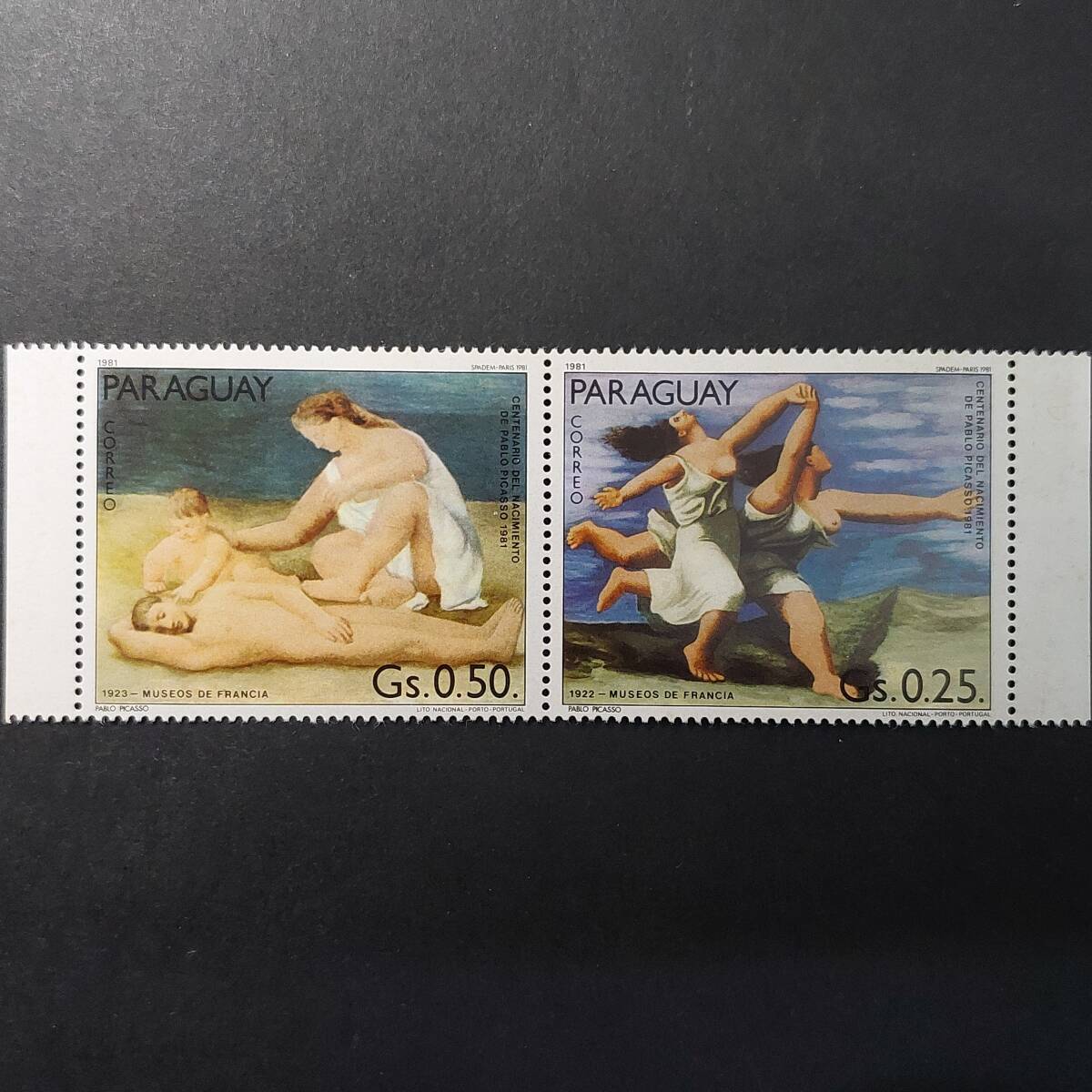 Yahoo!オークション - K393 パラグアイ切手「パブロ・ピカソ生誕100周...