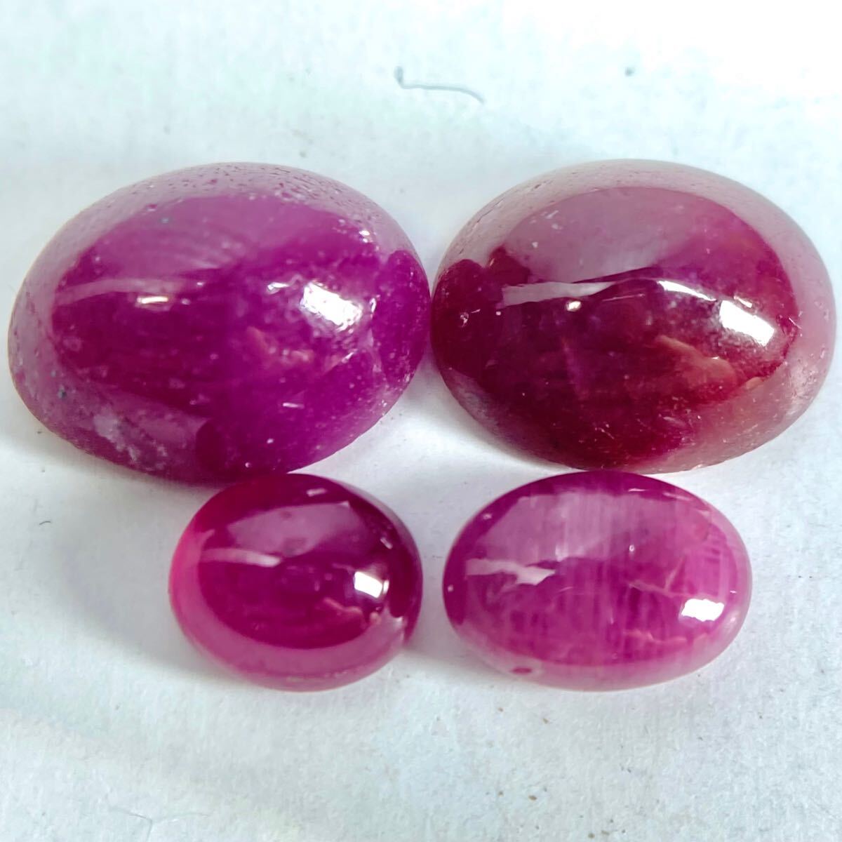 Yahoo!オークション - 1円〜 天然ルビーおまとめ9.5ct d 約1.9g ルース...