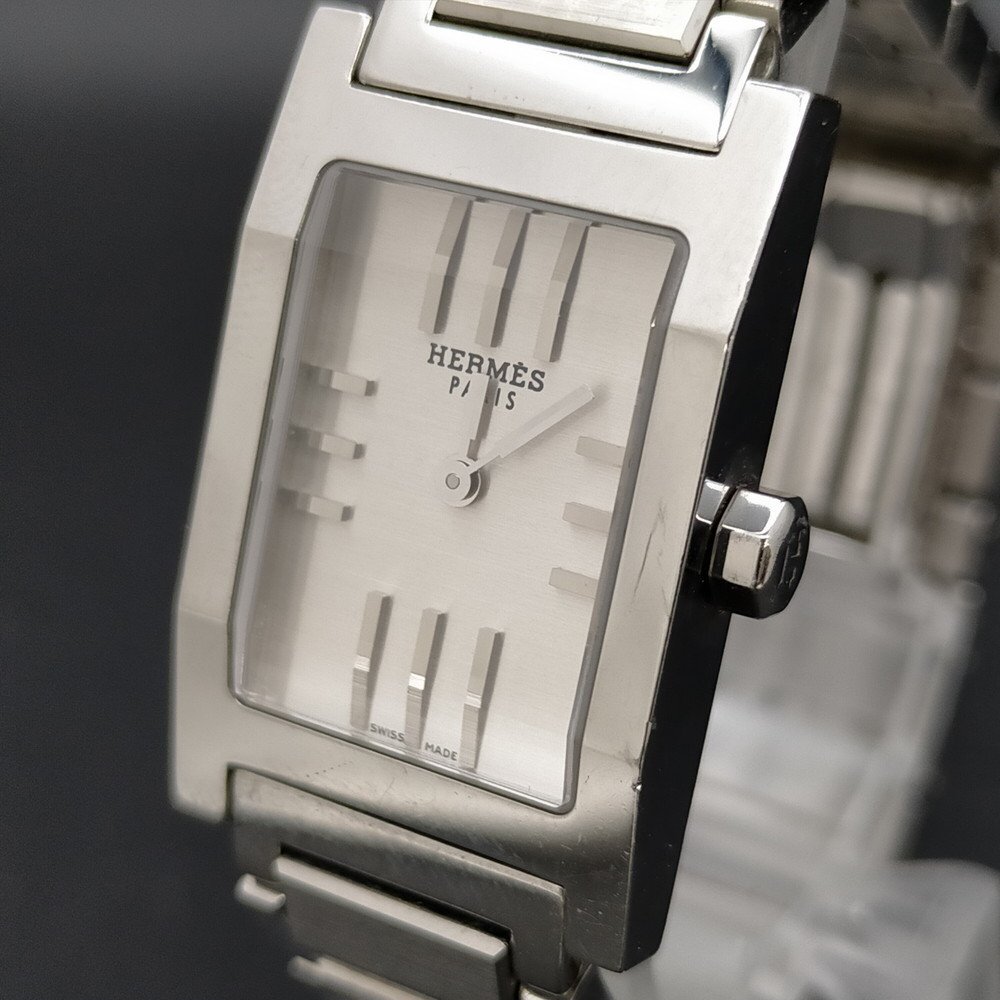Yahoo!オークション - エルメス Hermes 腕時計 不動品 TA1.210（タンデ...