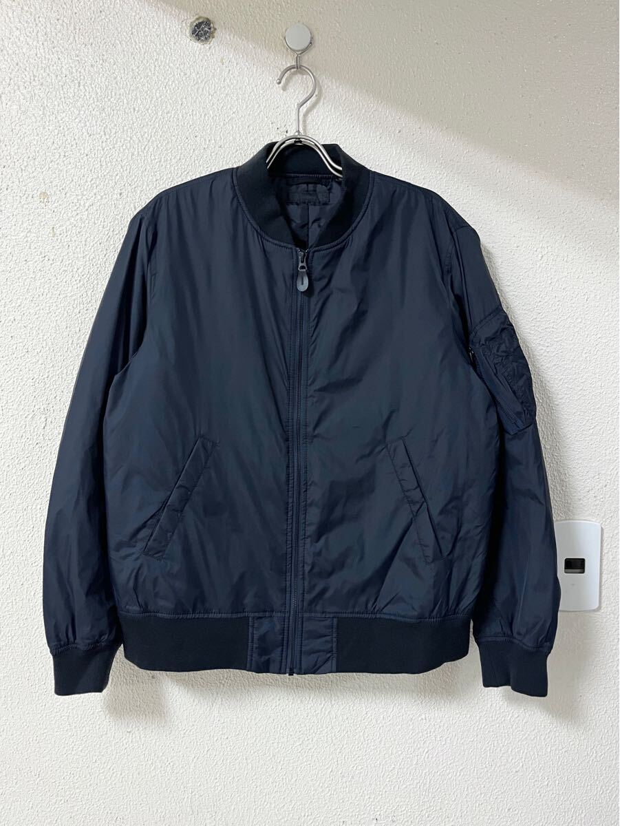 Yahoo!オークション - UNIQLO ユニクロ MA-1 ブルゾン 中綿 フライトジ...