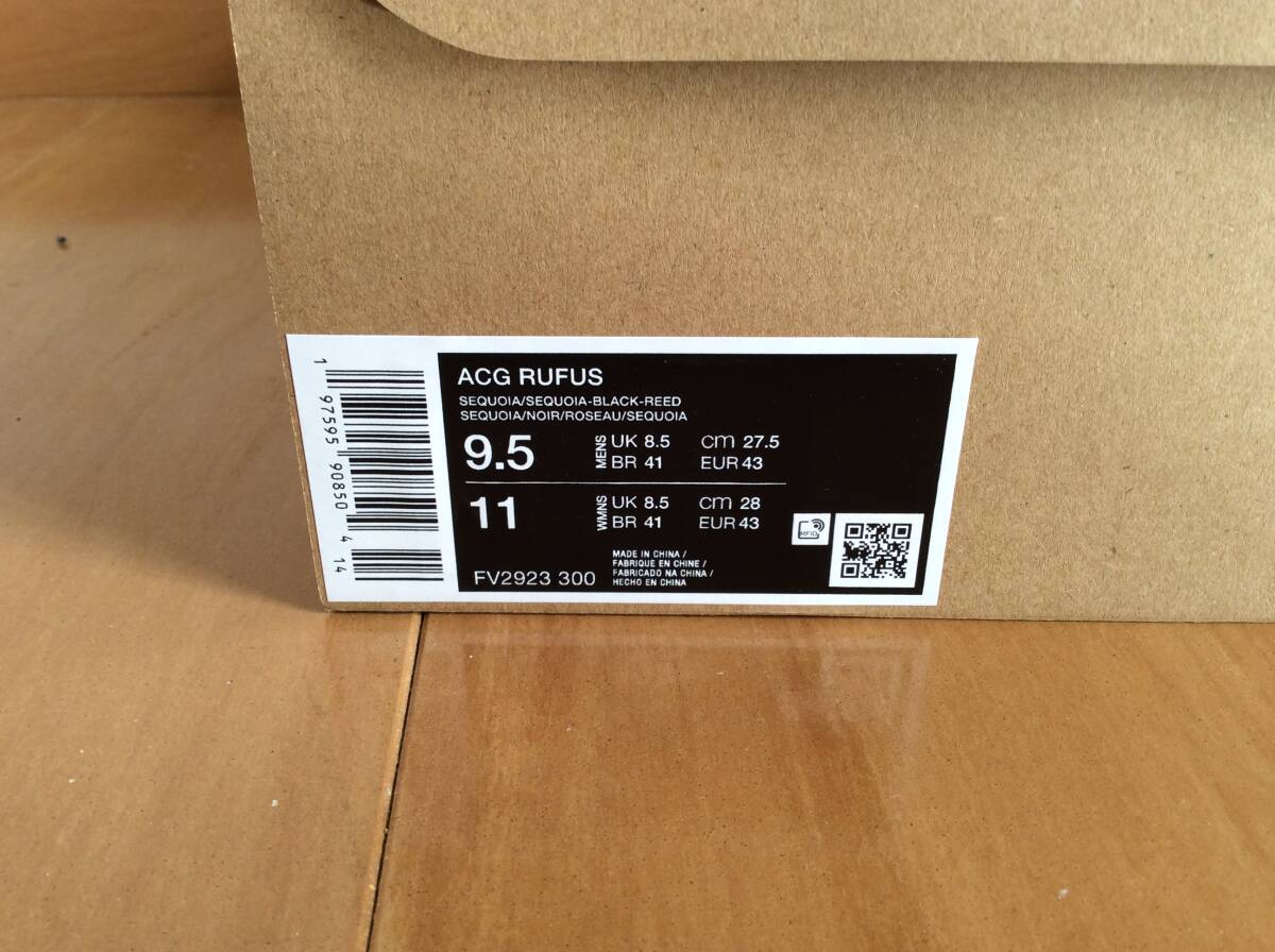 Yahoo!オークション - ナイキ ACG ルーファス セコイア US9.5 新品