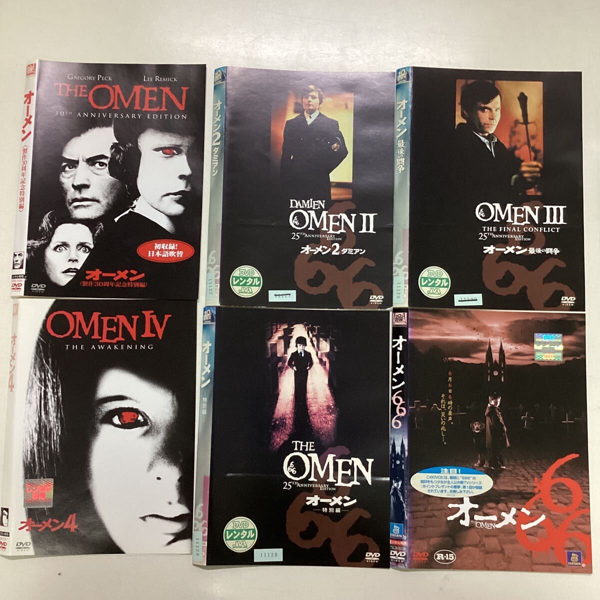 Yahoo!オークション - 【A118】6枚セット DVD オーメン 6作品 レンタル...