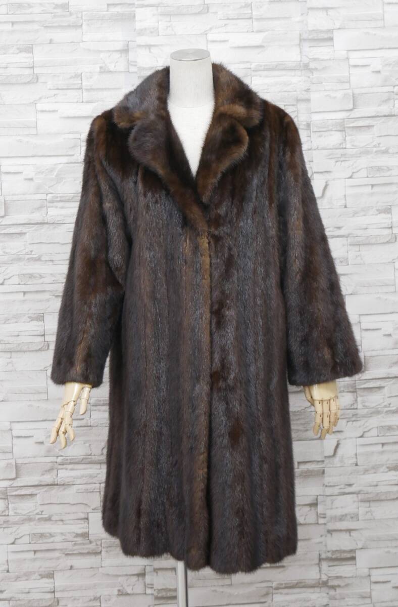 ダークミンク ロングコート 着丈96cm 襟BIGサイズ(ミンク)｜売買されたオークション情報、yahooの商品情報をアーカイブ公開 - オークファン（aucfan.com）
