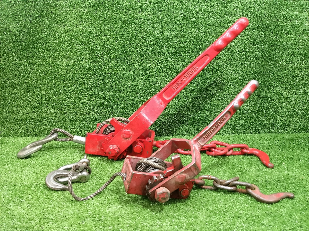 Yahoo!オークション - 中古 HHH スリーエッチ ワイヤー荷締機 小500K ...