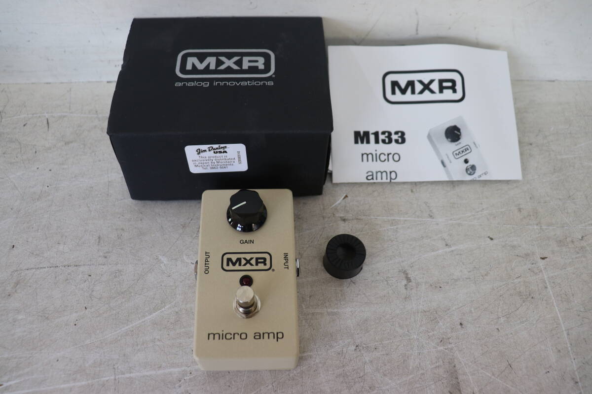 Yahoo!オークション - Y06/096 箱 取扱説明書付き MXR M133 Micro Amp ...