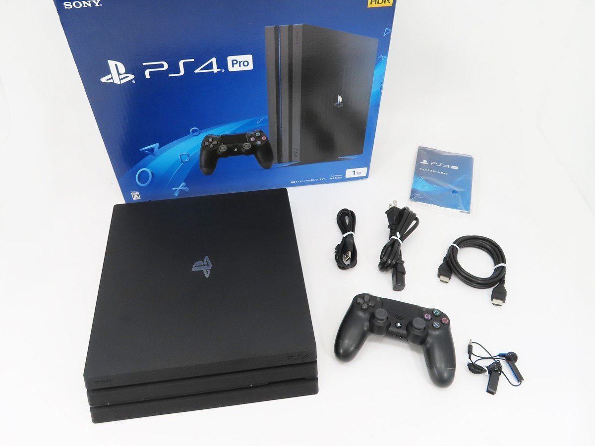 SONY ソニー PS4 Pro本体 1TB CUH-7100B ジェットブラック(PS4本体)｜売買されたオークション情報、yahooの商品情報をアーカイブ公開 - オークファン ...