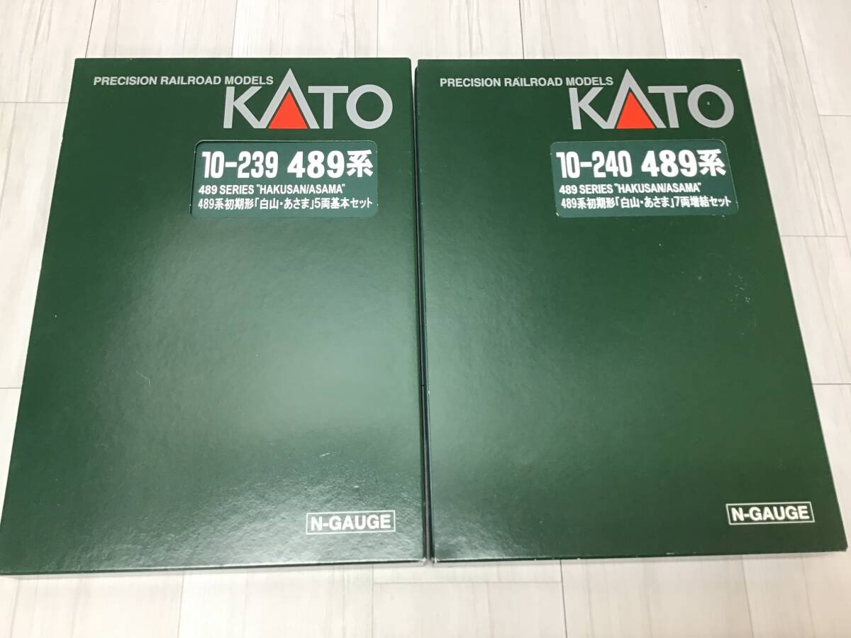 Yahoo!オークション - 9808 KATO カトー 10-239 489系初期型+10-240 48...