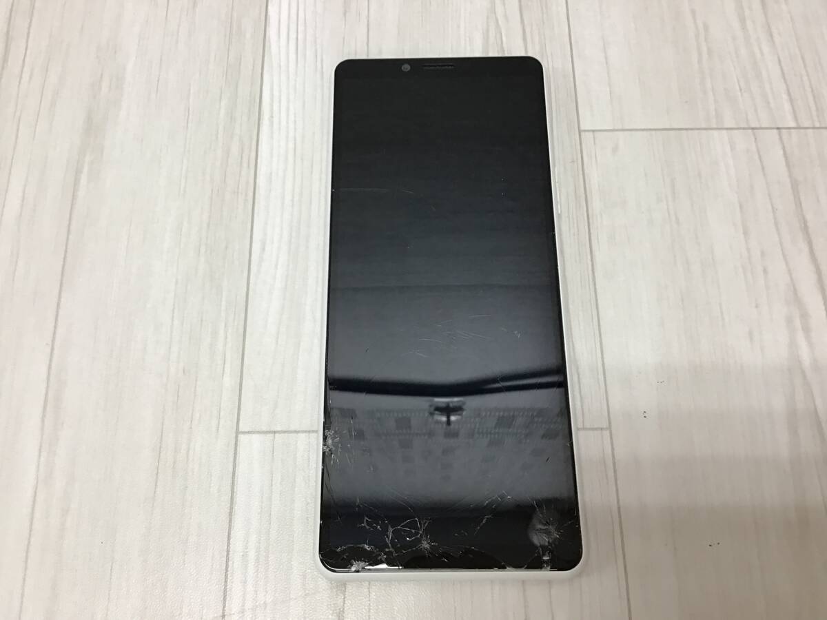 0289 docomo ドコモ android SONY Xperia 10 II SO-41A 64GB スマホ 本体 利用制限〇 SIMロック解除済 通電確認 画面割れ有(Android ...