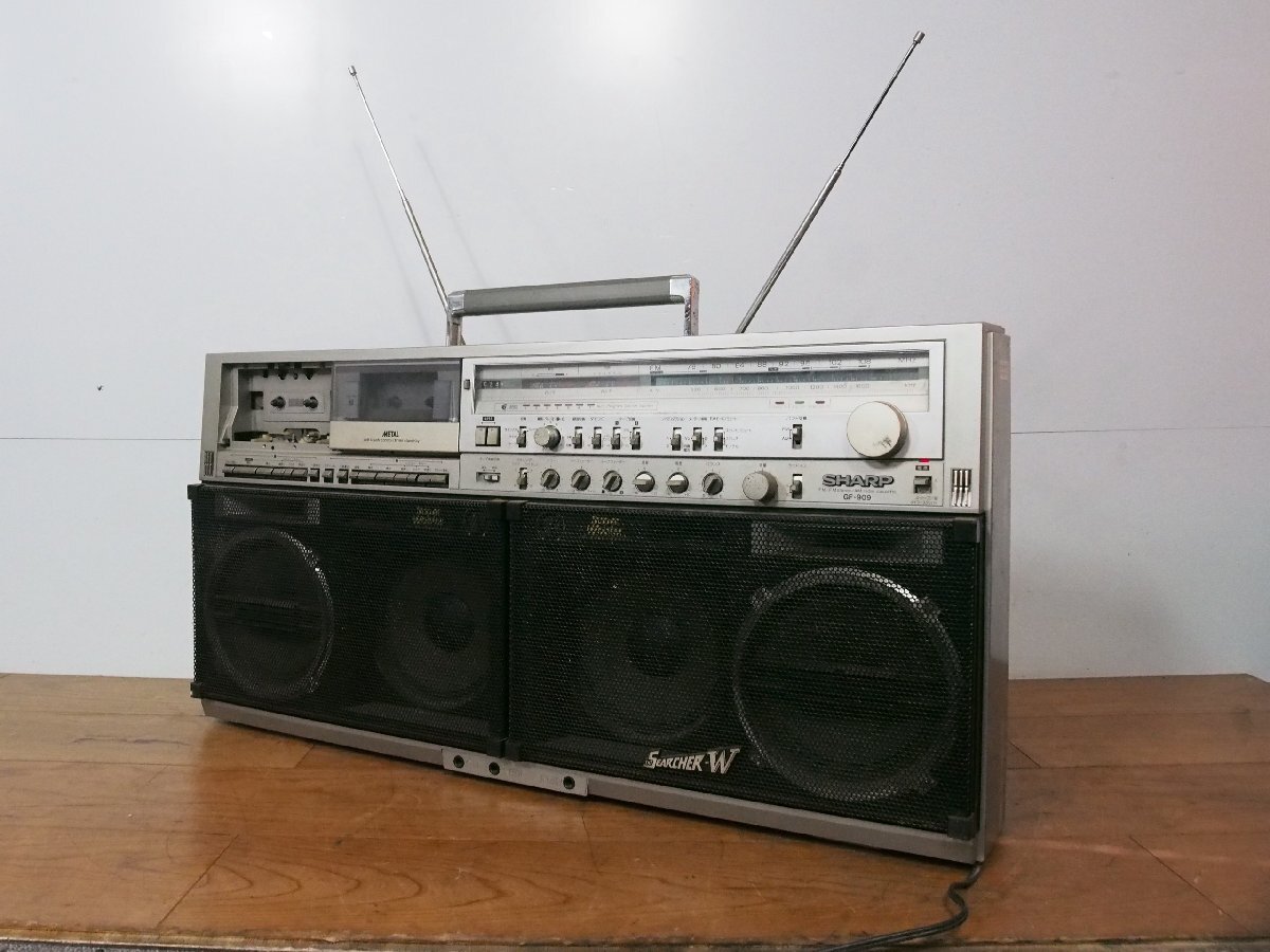 Yahoo!オークション - 【2W1206-8】 SHARP シャープ ラジオ付ステレオ...