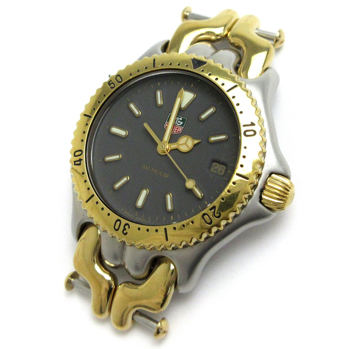 1円 タグホイヤー Sel セル ボーイズ ゴールドコンビ S95.213M 時計 TAG Heuer 婦人 メンズ ユニセックス クォーツ 稼動品(タグ・ホイヤー)｜売買されたオークション ...