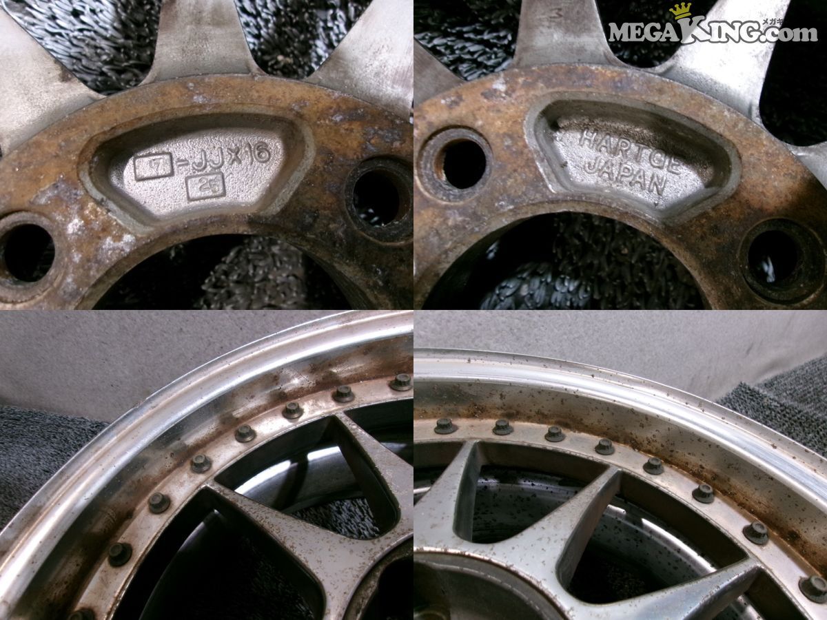 Yahoo!オークション - HARTGE ハルトゲ 16インチホイール 7J+25 4穴 PC...