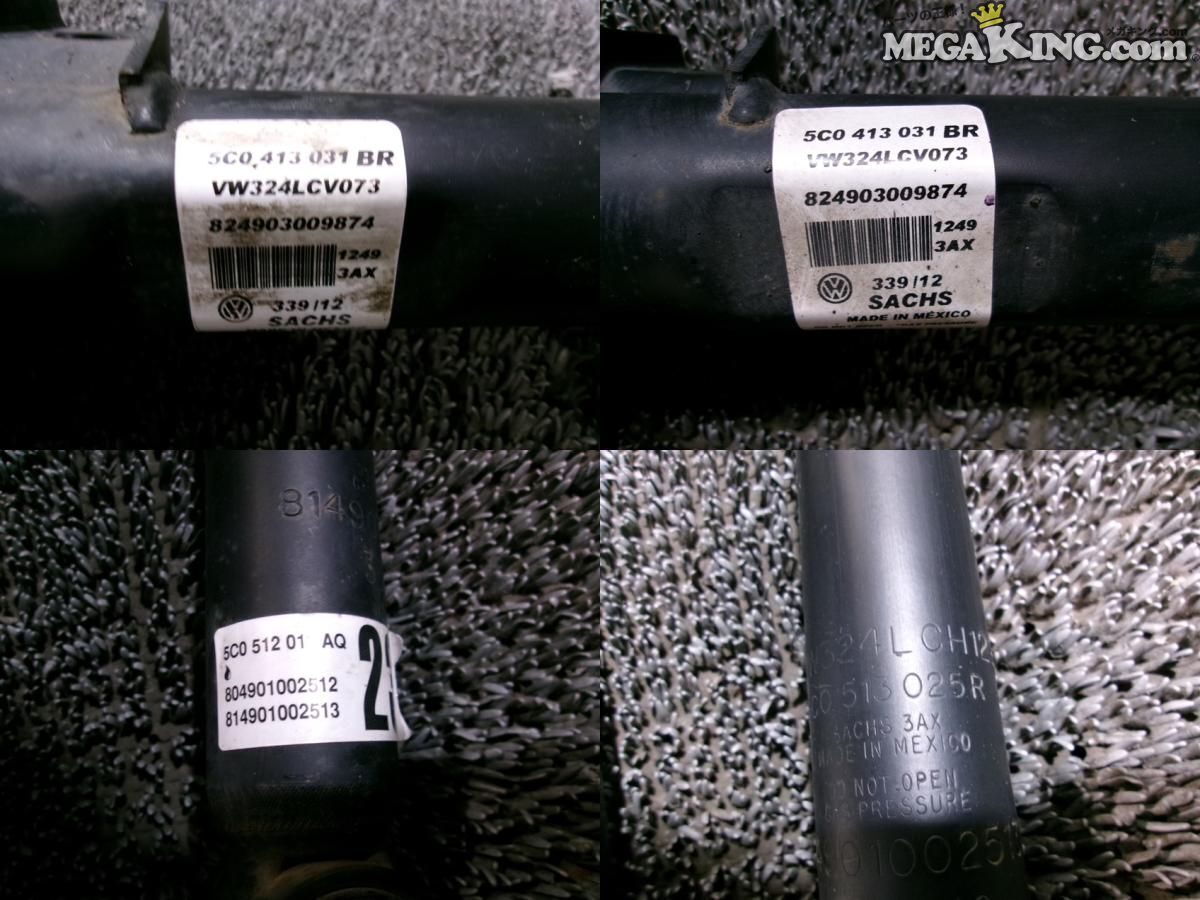 Yahoo!オークション - VW 16CBZ ザ・ビートル 純正 SACHS ショック&サ...