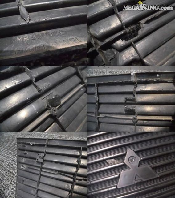 Yahoo!オークション - U61 U62 ミニキャブ 純正 フロントグリル ラジエ...