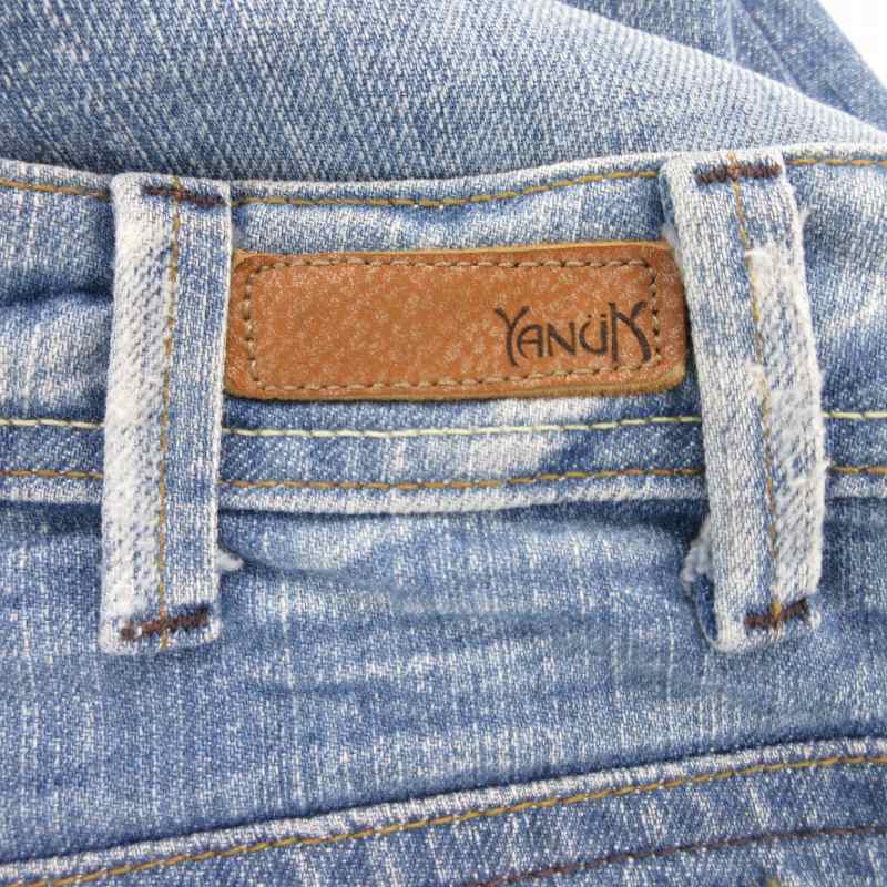 Yahoo!オークション - ヤヌーク YANUK フレアデニムパンツ ジーンズ ダ...