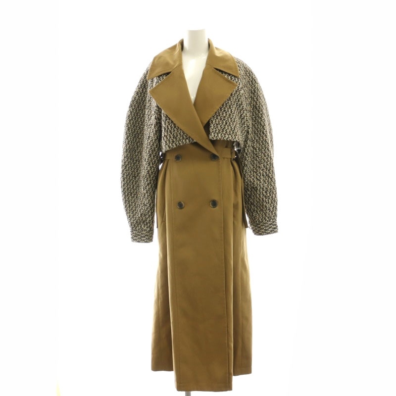 Yahoo!オークション - ムルーア MURUA 22AW 3wayツイードレイヤードト...