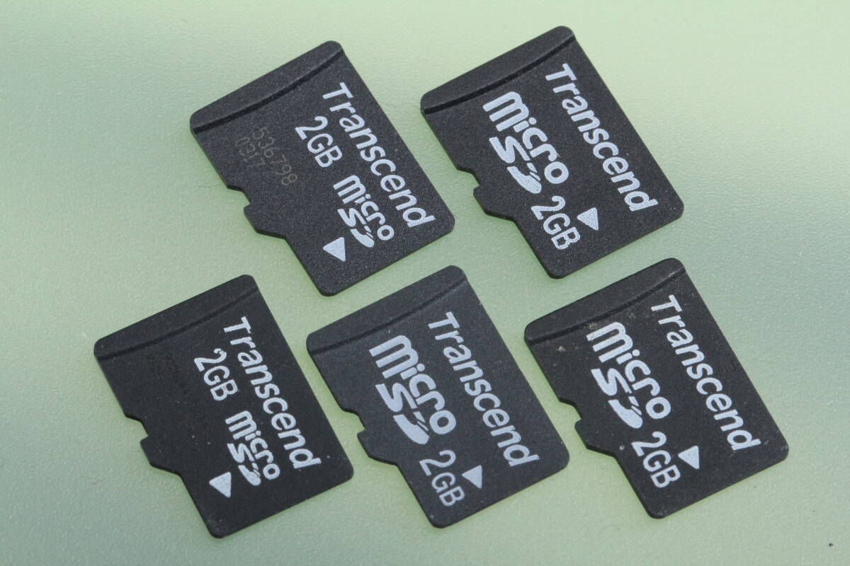 Yahoo!オークション - 2GB microSDカード トランセンド Transcend 5枚...
