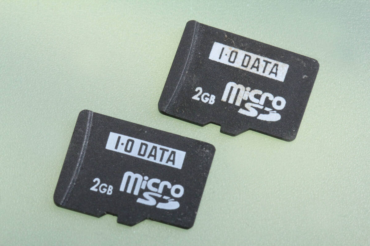 Yahoo!オークション - 2GB microSDカード I O DATA 2枚セット