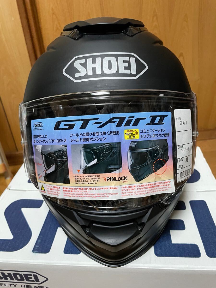 Yahoo!オークション - SHOEI GT-Air2 マットブラック XLサイズ 中古