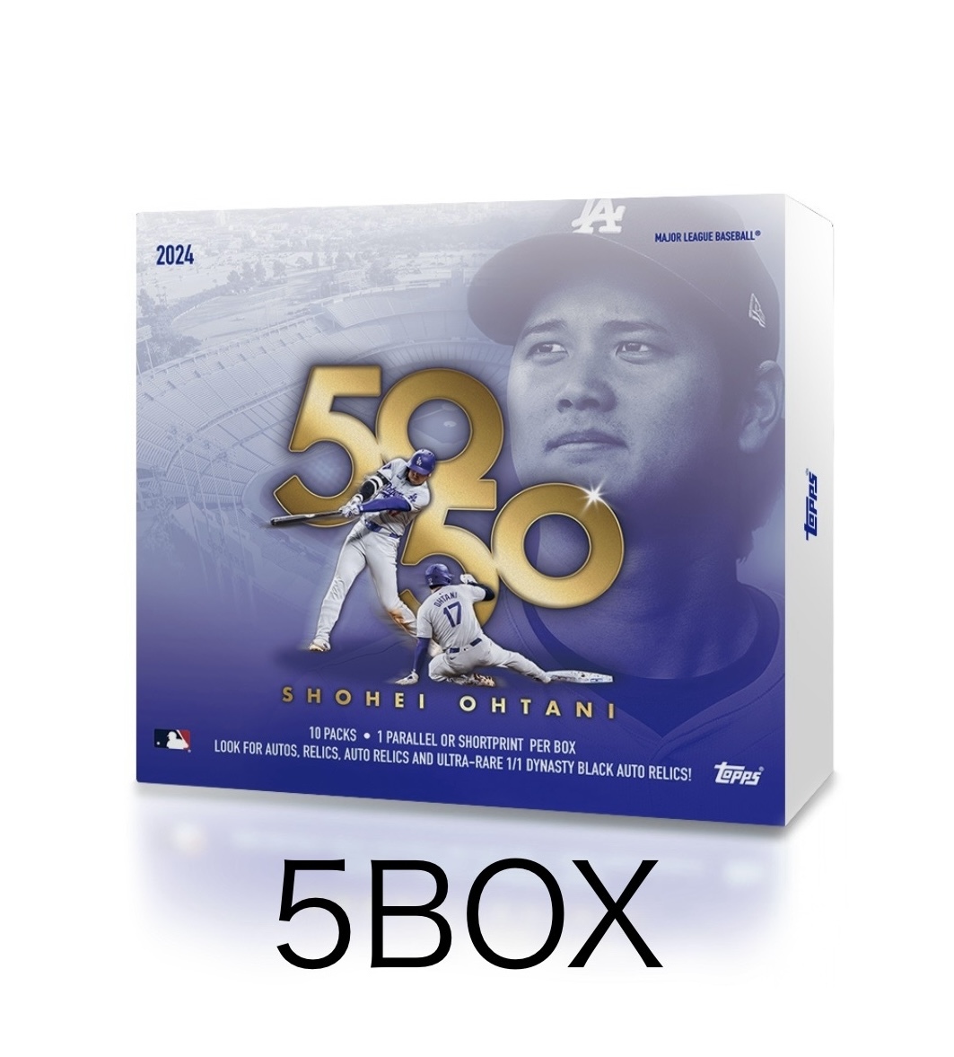 Yahoo!オークション - 新品未開封 5BOX 2024 Topps 50/50 Shohei Ohtan...