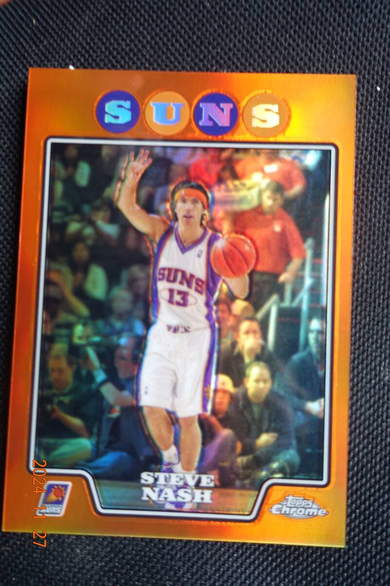 Yahoo!オークション - Steve Nash 2008-09 Topps Chrome No.13 Orange ...