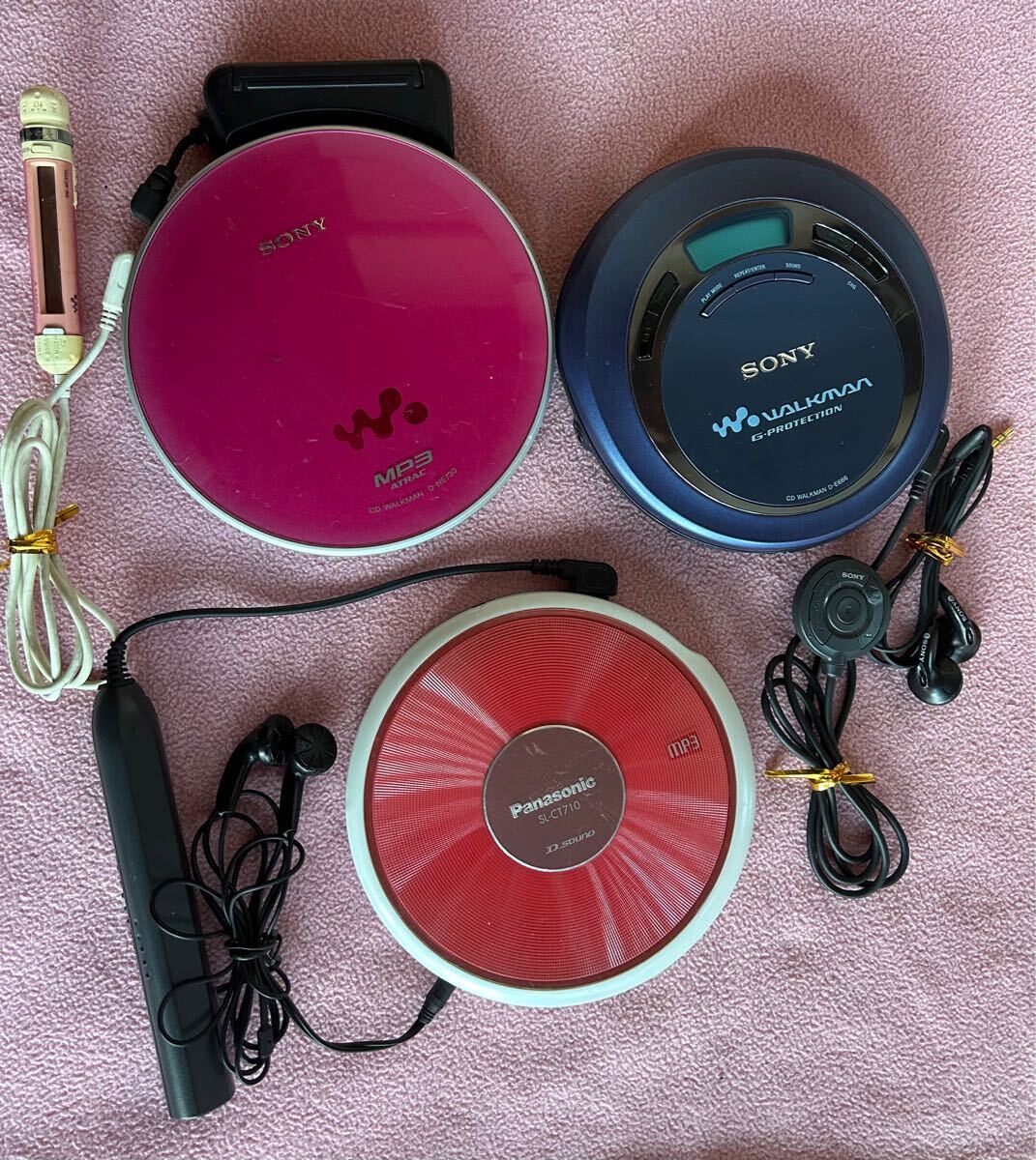 Yahoo!オークション - SONY D-E666/NE-730 Panasonic SL-CT710 CDプレ...