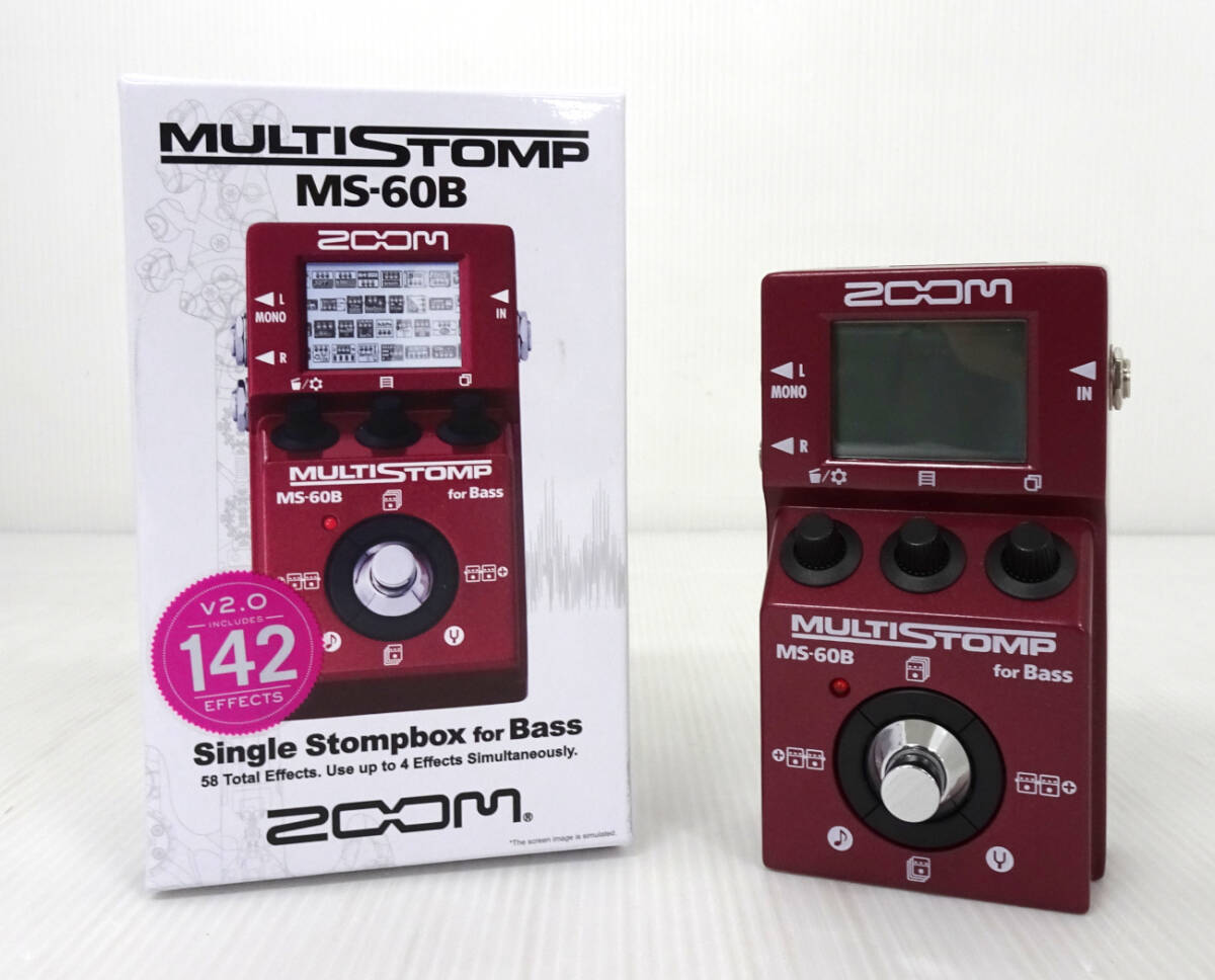 Yahoo!オークション - 美品 ZOOM MS-60B MULTI STOMP ズーム ベース マ...