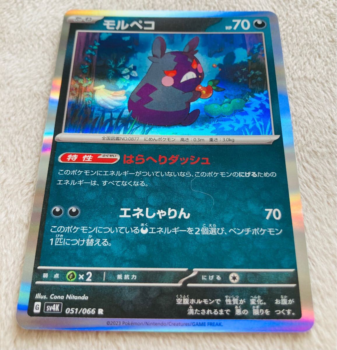 Yahoo!オークション - ポケモンカード モルペコ sv4K R