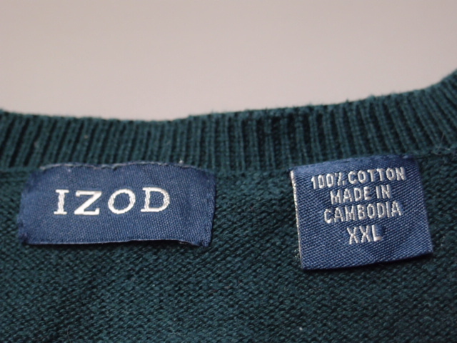 Yahoo!オークション - 古着卸USA IZOD ベスト 2XL アメリカ直輸入 SAL...