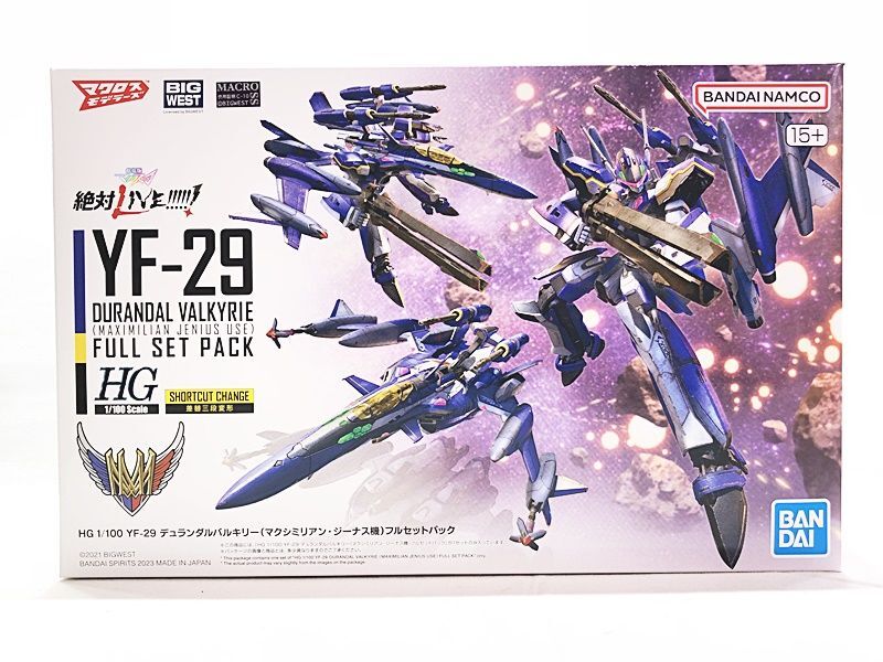 Yahoo!オークション - HG YF-29 デュランダルバルキリー（マックス機）...