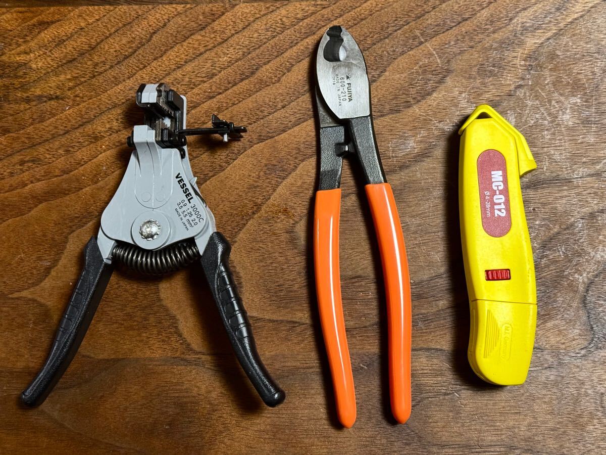 マーベルケーブルストリッパー MC-012 ベッセル VEワイヤーストリッパー 3000C 黒フジ矢ケーブルハンディーカッター600-210第1種電気工事士(ハンドツール、大工道具)｜売買され ...