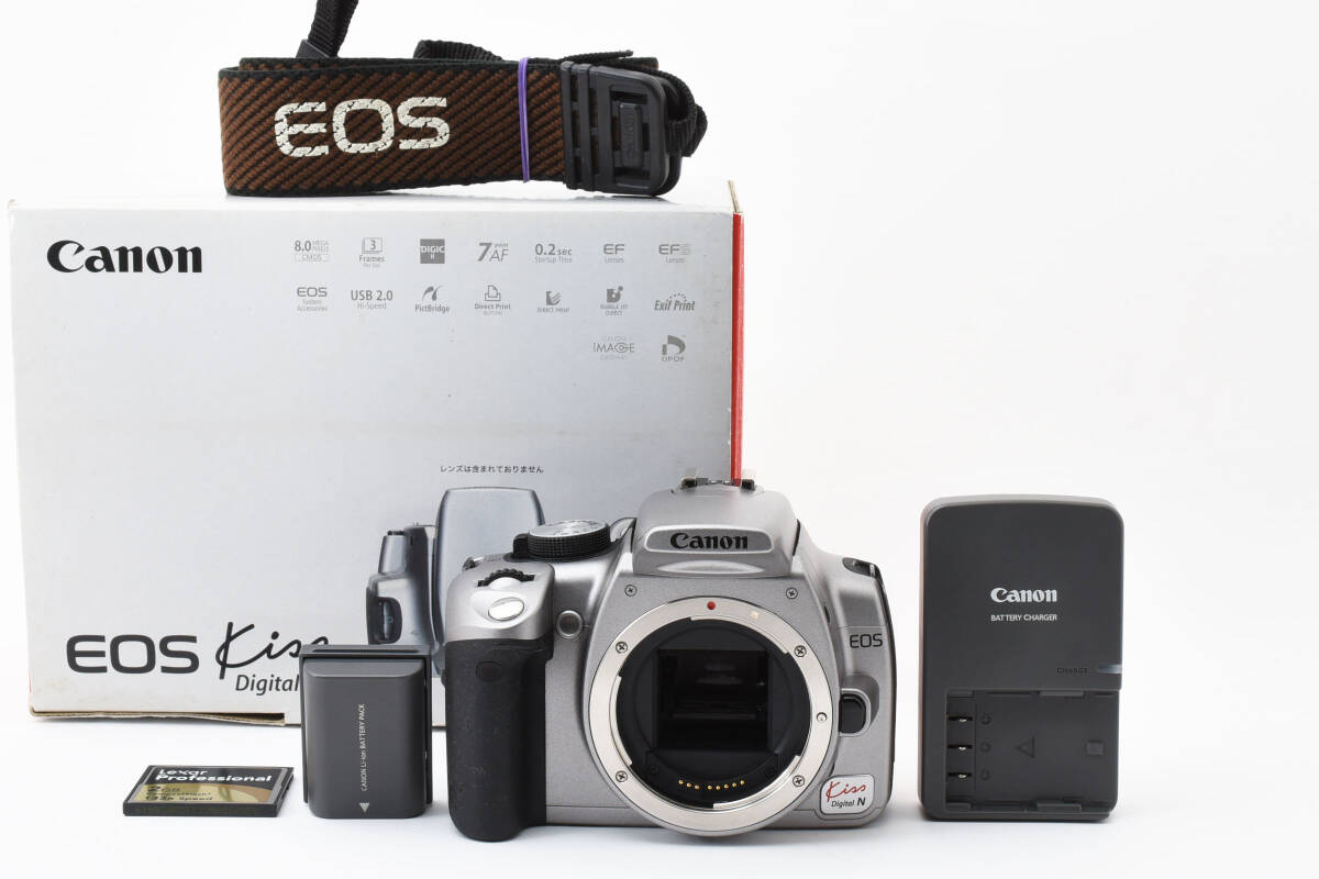 キヤノン Canon EOS Kiss Digital N 箱付き #2303195(キヤノン)｜売買されたオークション情報、yahooの商品情報をアーカイブ公開 - オークファン ...