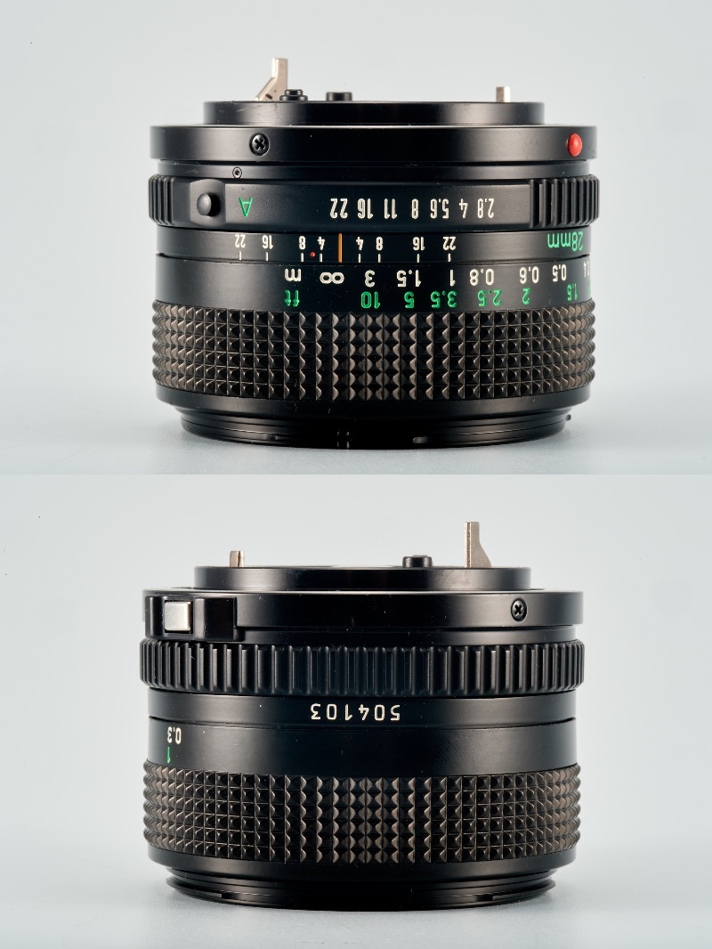 CANON NEW FD 28mm F2.8マニュアルフォーカスレンズ L52(キヤノン)｜売買されたオークション情報、yahooの商品情報をアーカイブ公開 - オークファン（aucfan.com）