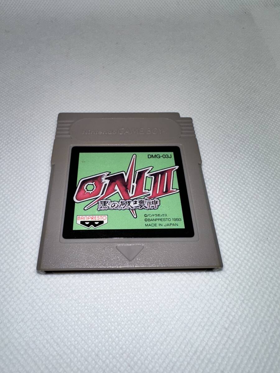 Yahoo!オークション - 【ゲームボーイ】ONI3(オニⅢ) 黒の破壊神 ソフ...