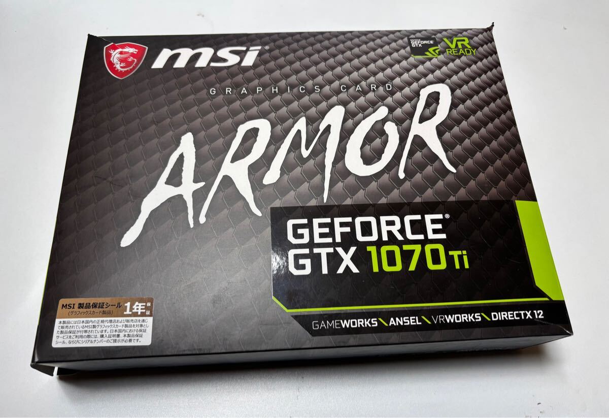 Yahoo!オークション - MSI GeForce GTX 1070 Ti ARMOR 8G グラフィック...