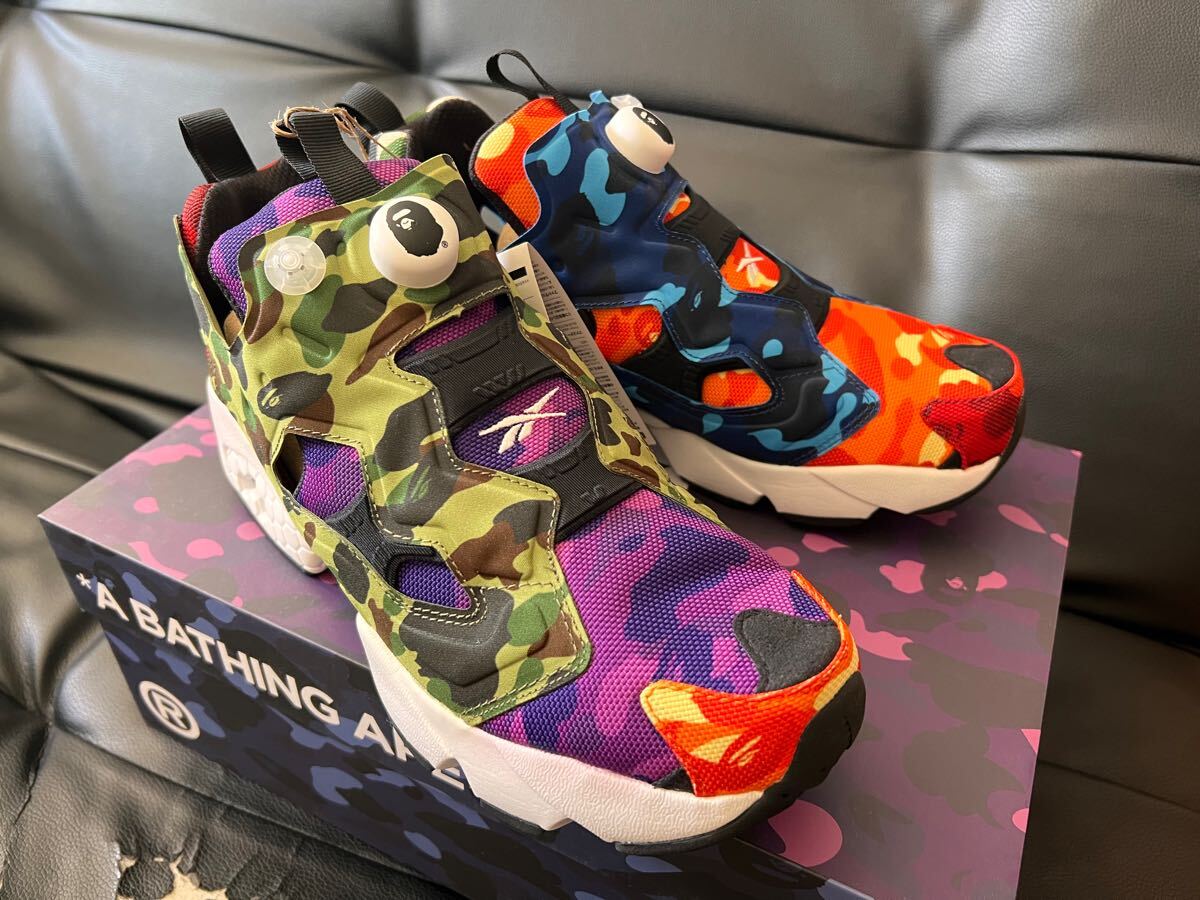 Yahoo!オークション - BAPE × Reebok INSTAPUMP FURY OG リーボック ポ...