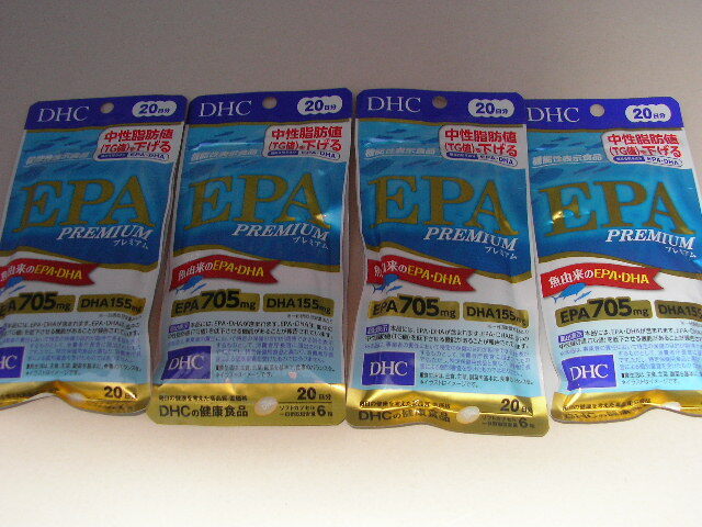 Yahoo!オークション - 新品・DHC EPA プレミアム 20日分 4袋