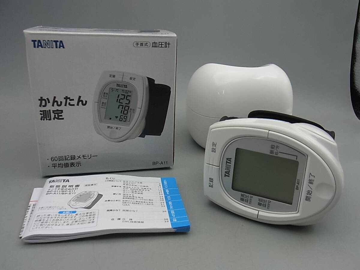 Yahoo!オークション - 61/タニタ 手首式血圧計 ホワイト BP-A11-WH TAN...