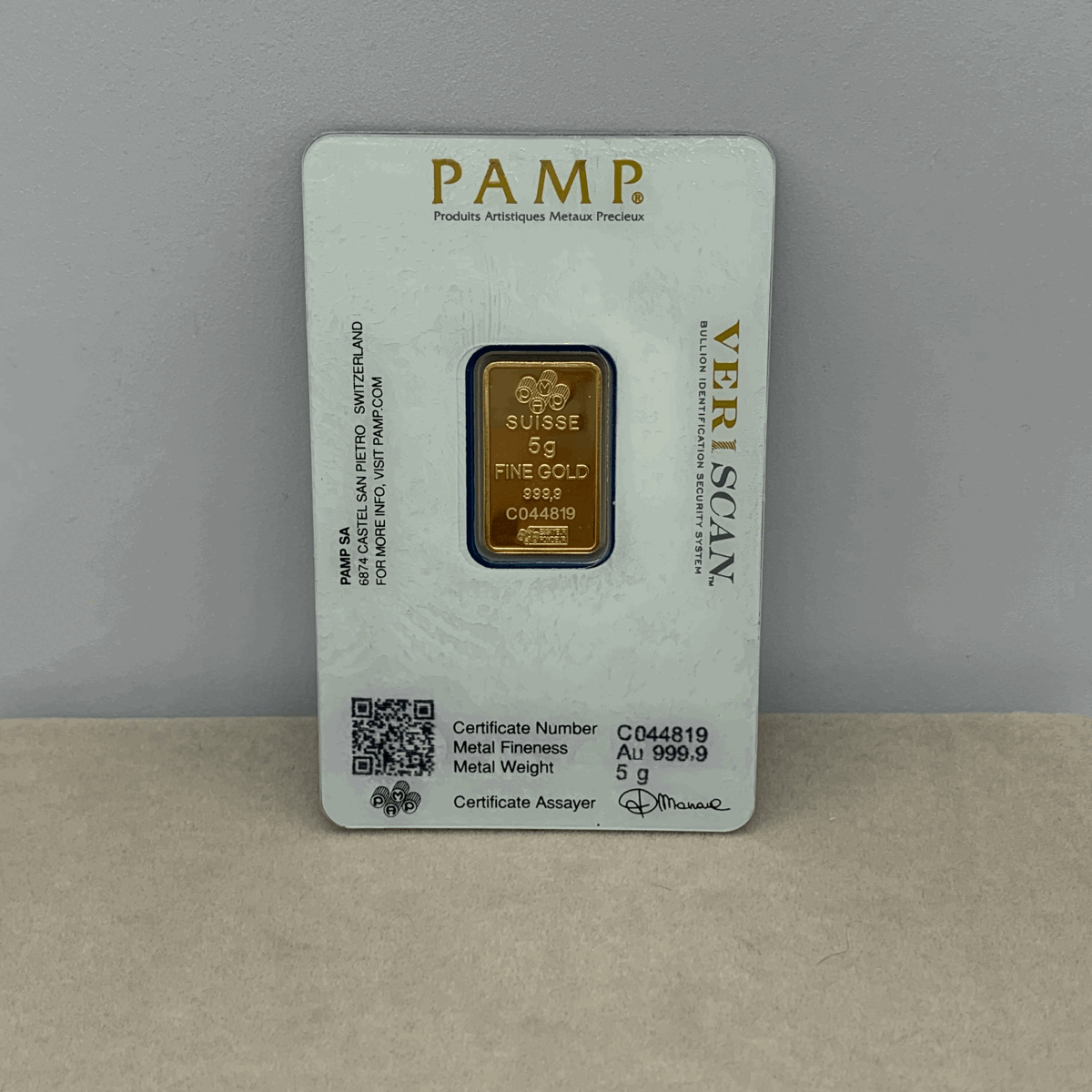 Yahoo!オークション - PAMP社 インゴット FINE GOLD 5g