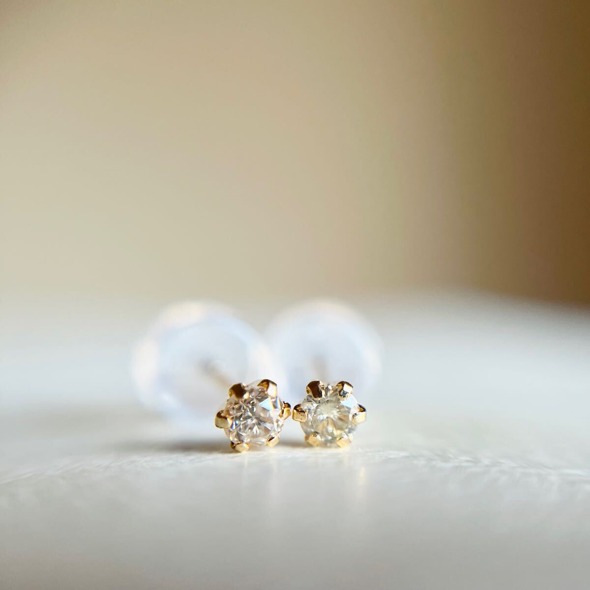 Yahoo!オークション - K18 18金イエローゴールド ダイヤモンド0.12ct ...