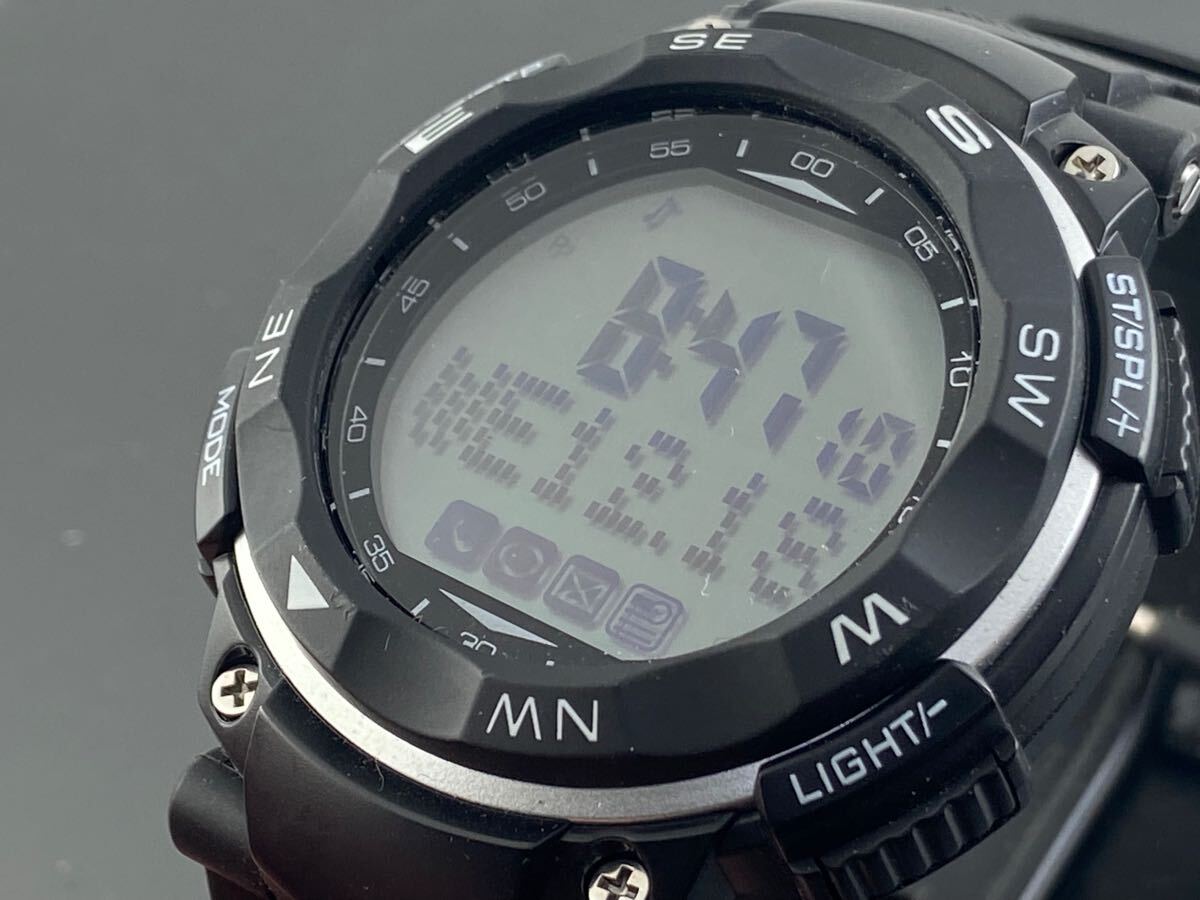 Yahoo!オークション - [M009]1円～ メンズ腕時計 デジタル ラドウェザ...