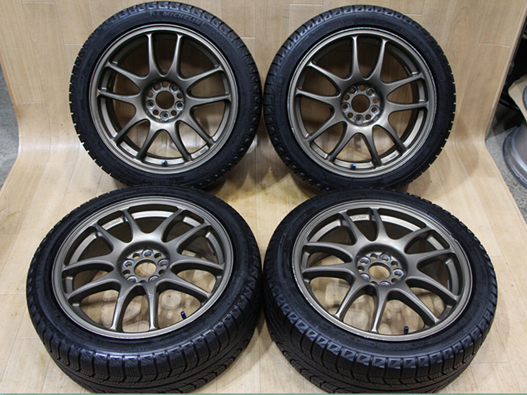 Yahoo!オークション - B306 WORK EMOTION CR Kai 17X7J+47 PCD100 ミシ...